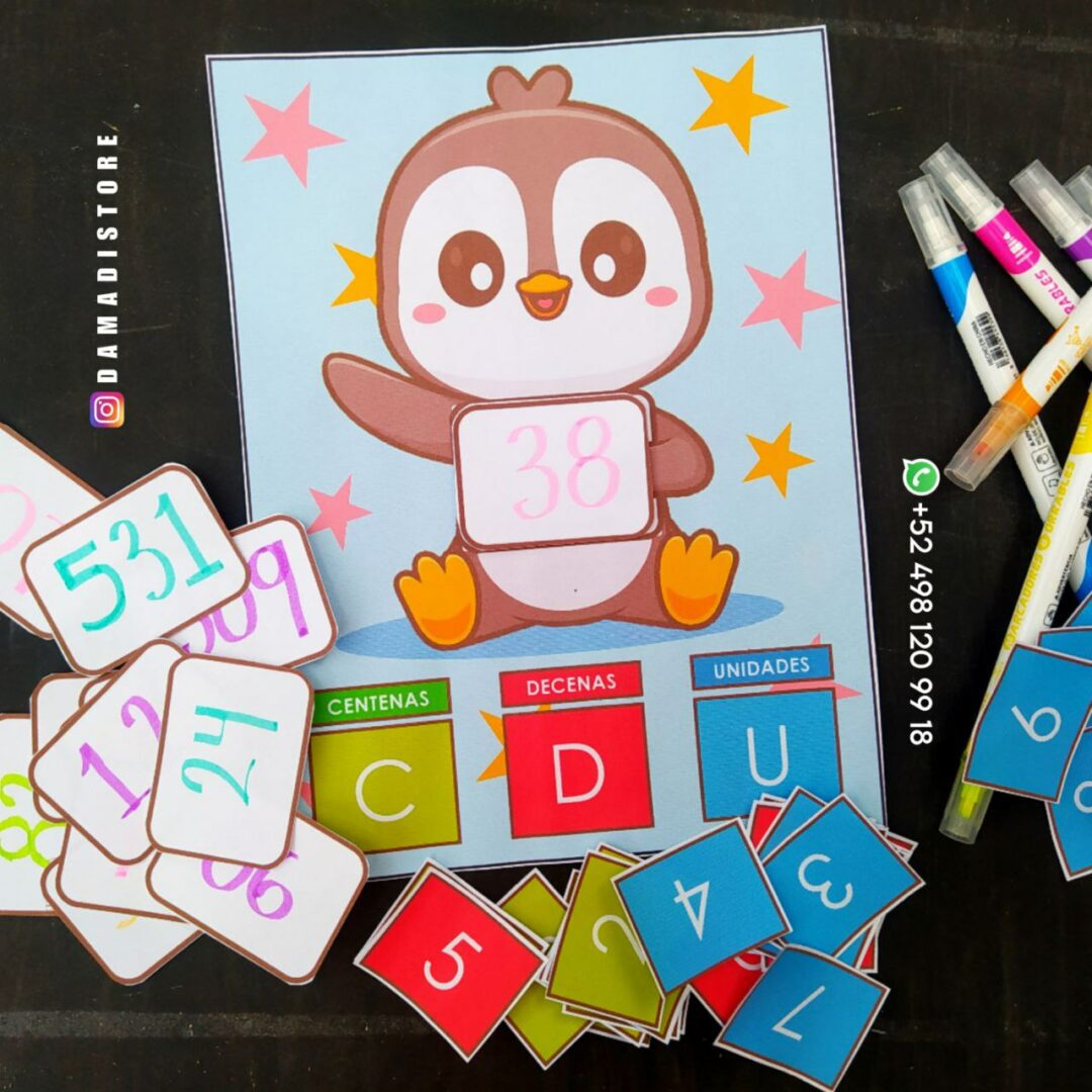 Ubicando mis centenas, decenas y unidades.