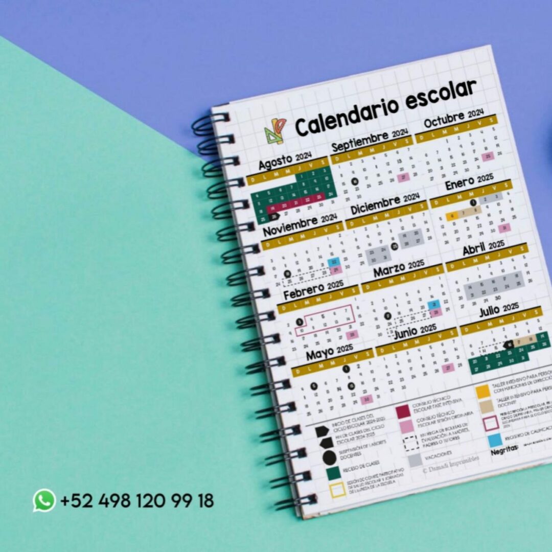 Agenda docente ciclo escolar 2024-2025