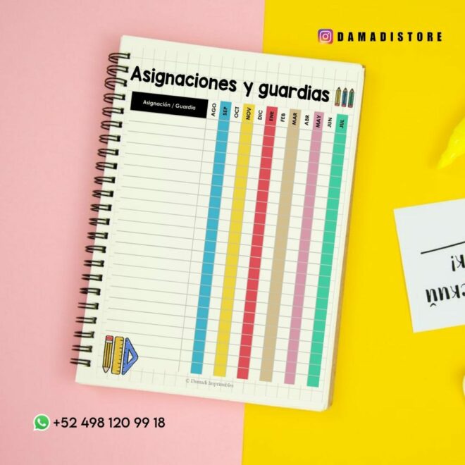 Agenda docente maestra 24-25