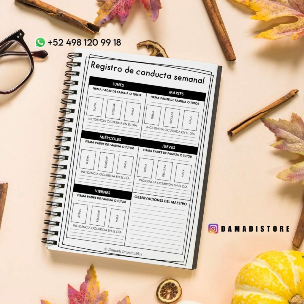 Registro de conducta por alumno