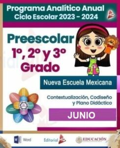 Planeacion del mes de Junio para Preescolar (Por Proyectos)
