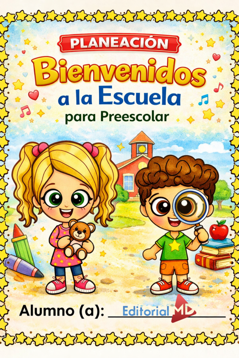 Planeación Bienvenidos a la Escuela para Preescolar