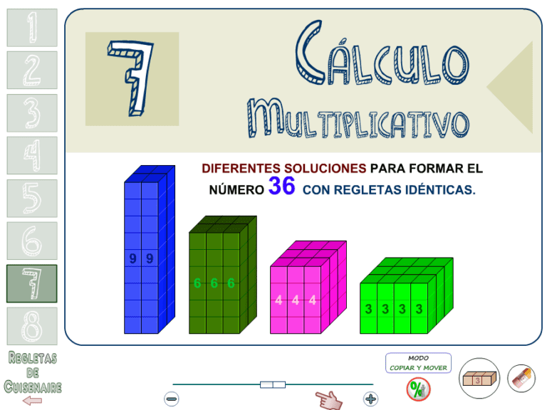 Regletas de Cuisenaire