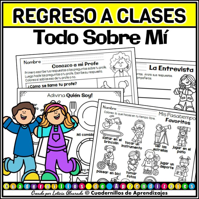 Todo Sobre Mi Actividades para Regreso a Clases