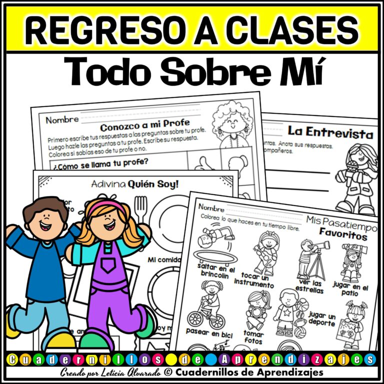 Todo Sobre Mi Actividades para Regreso a Clases