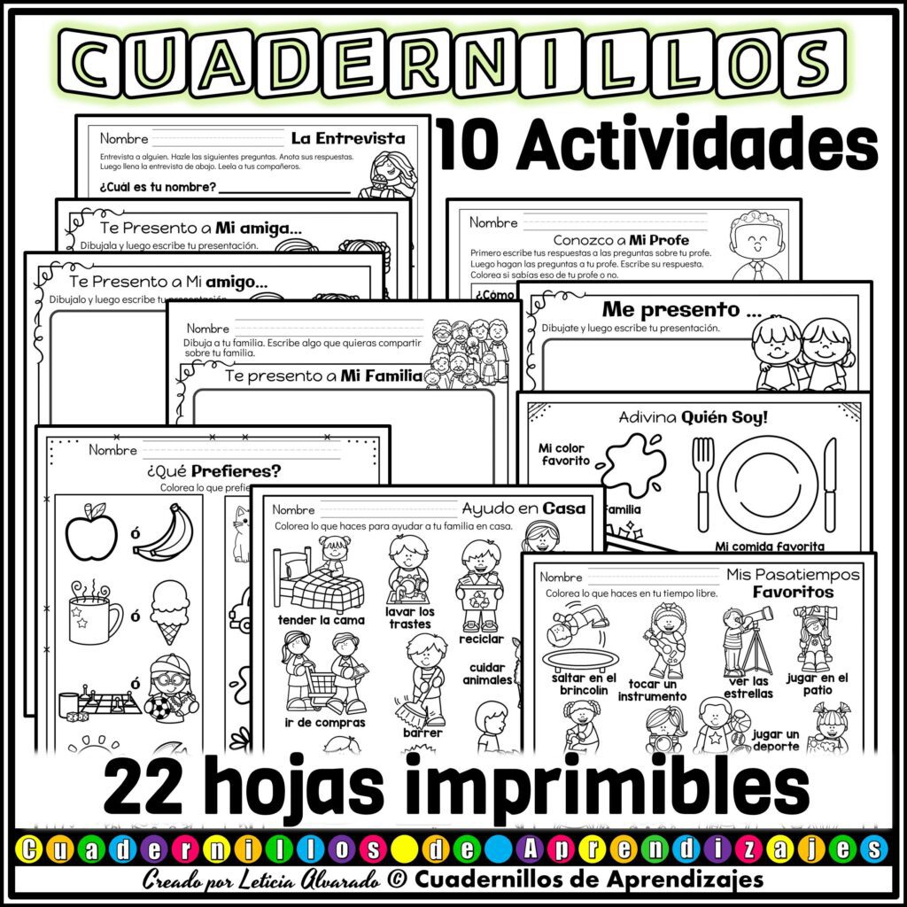 Todo Sobre Mi Actividades para Regreso a Clases