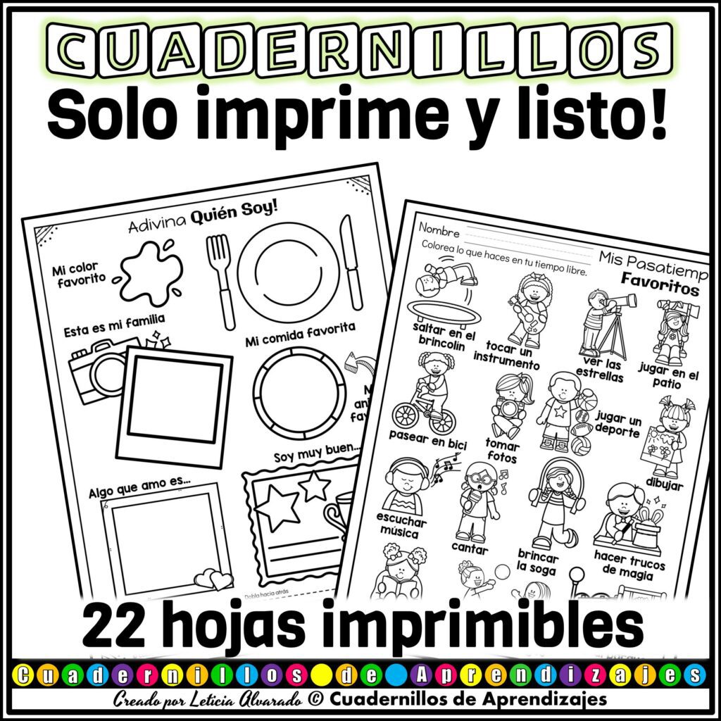 Todo Sobre Mi Actividades para Regreso a Clases