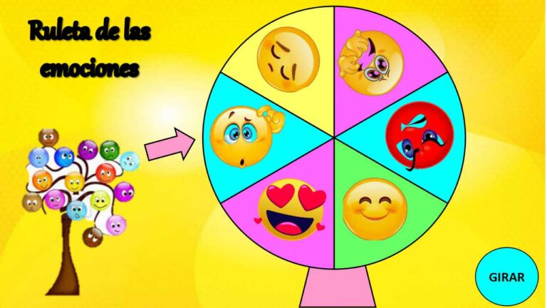 Ruleta de las Emociones para Niños (Para Descargar)