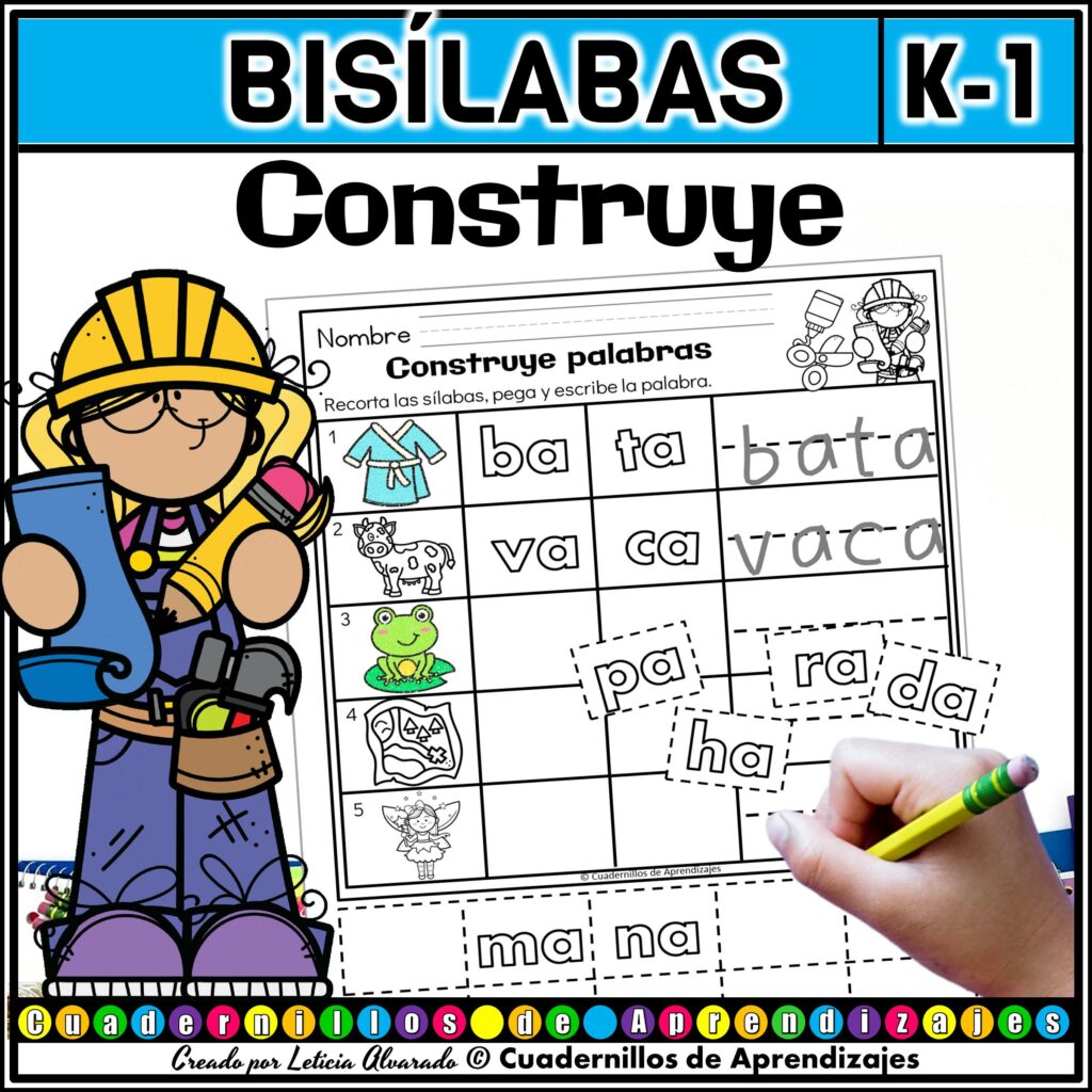 Construye Palabras Bisílabas