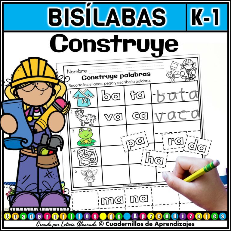 Construye Palabras Bisílabas