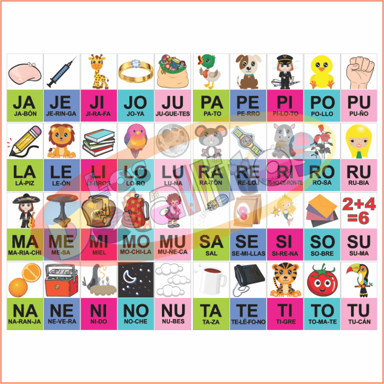 Flashcards De Las Sílabas